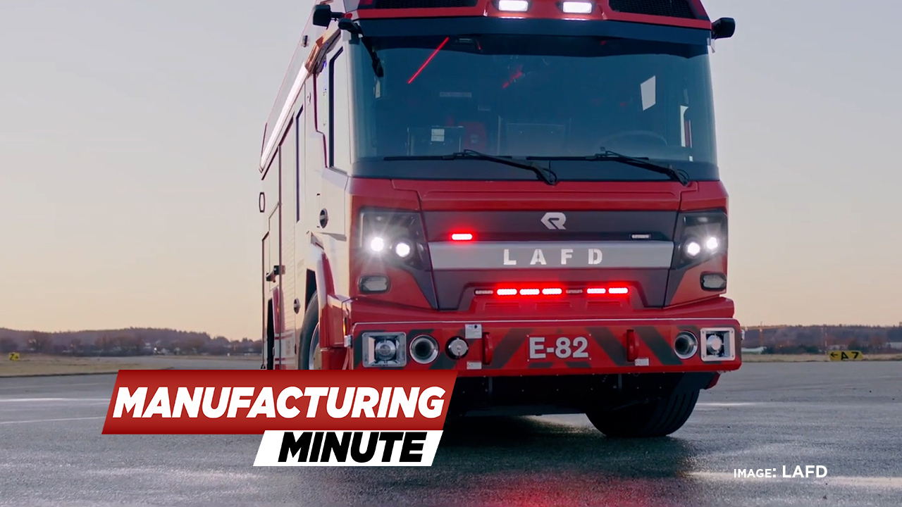 LAFD Debuts First Electric Fire Engine in U.S. | Manufacturing Business ...